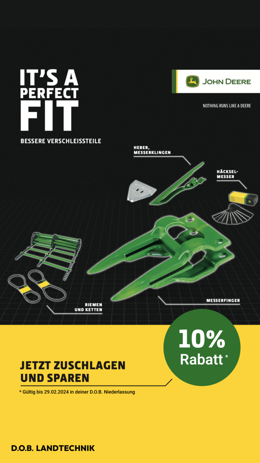 Passt perfekt auf deinen John Deere - Ersatzteilaktion Februar 2024 | D ...
